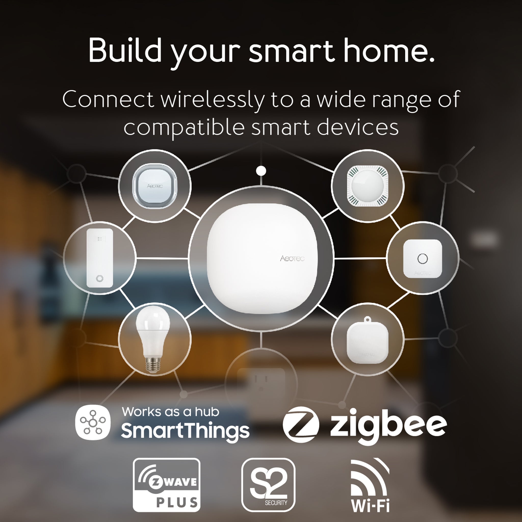Smart Home Hub - Matter, Zigbee and Z-Wave SmartThings Hub