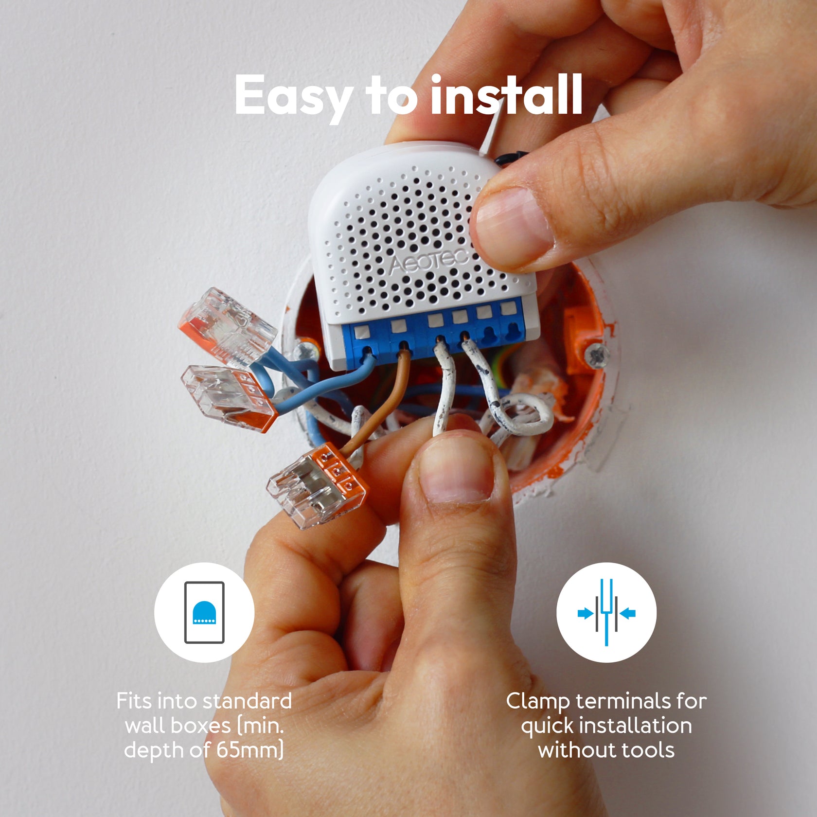 Aeotec Pico Switch - Inwall Relay Switch - Zigbee 3.0