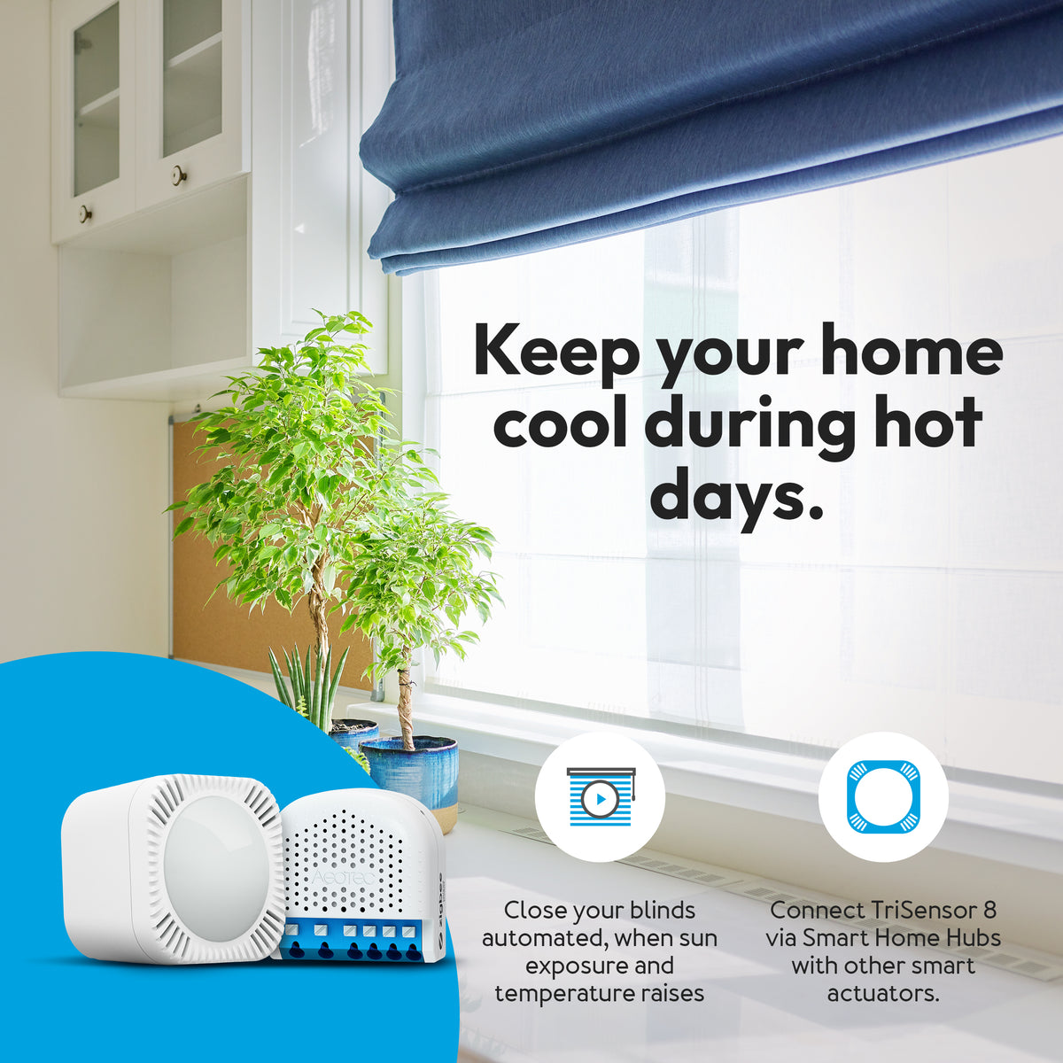 Aeotec Trisensor 8 - 3 in 1 Z-Wave 800 series Motion Sensor