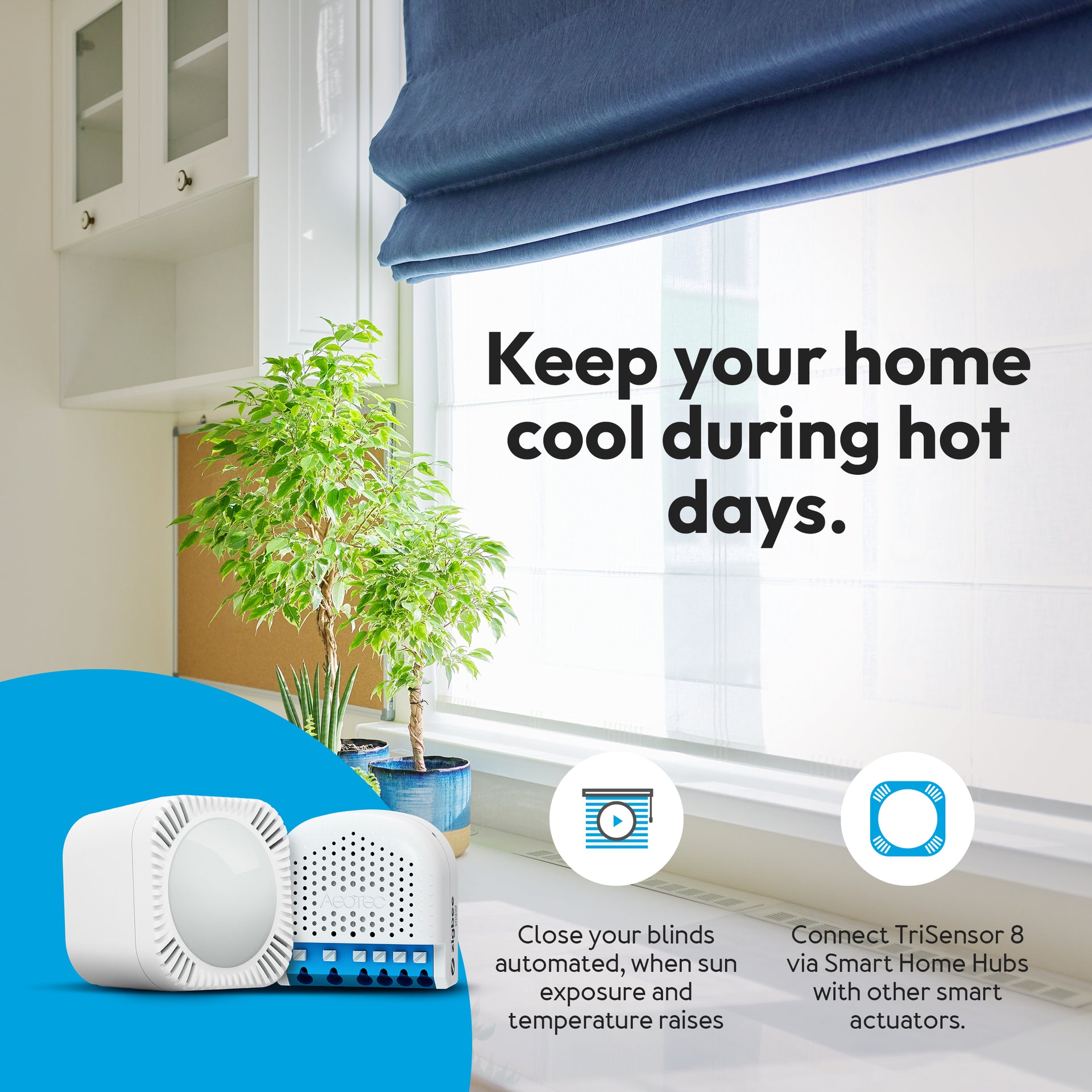 Aeotec Trisensor 8 - 3 in 1 Z-Wave 800 series Motion Sensor