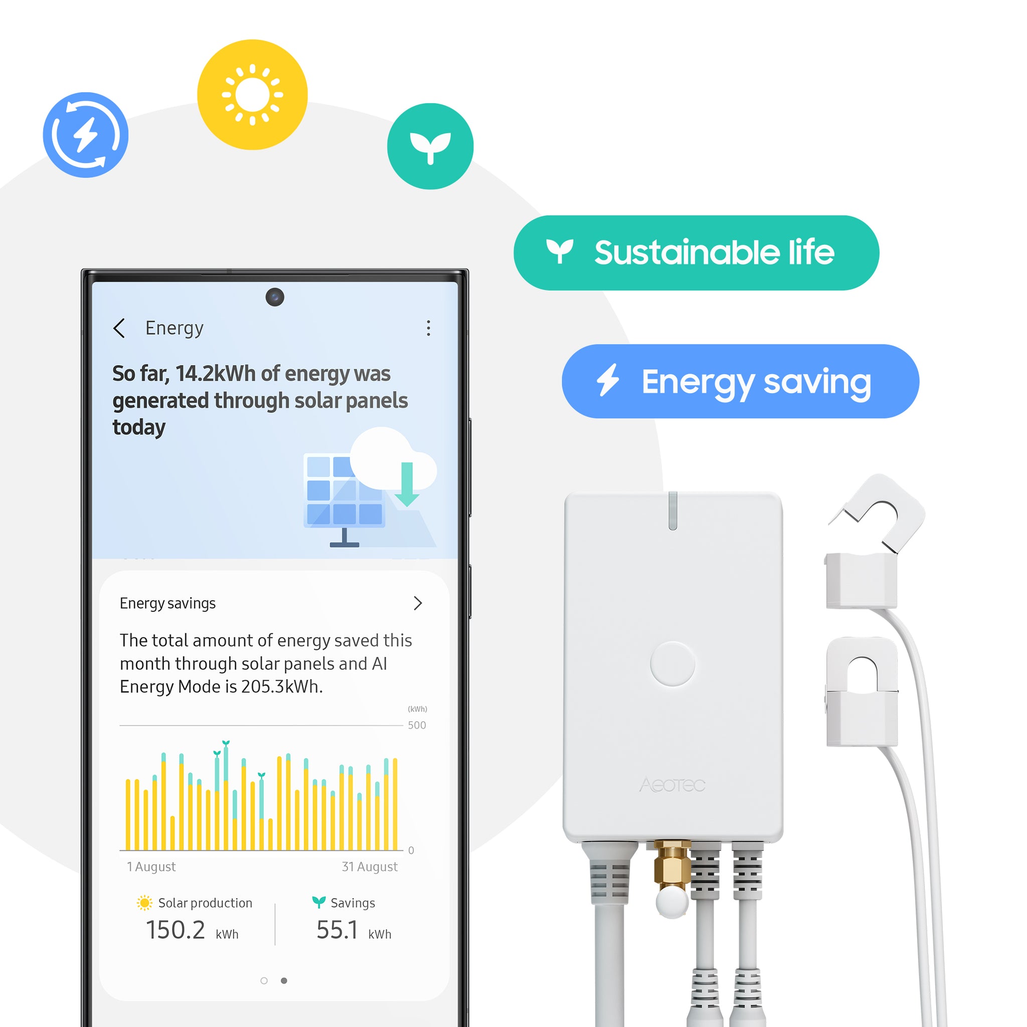 Aeotec Home Energy Meter 8 | Z-Wave 800 Long Range